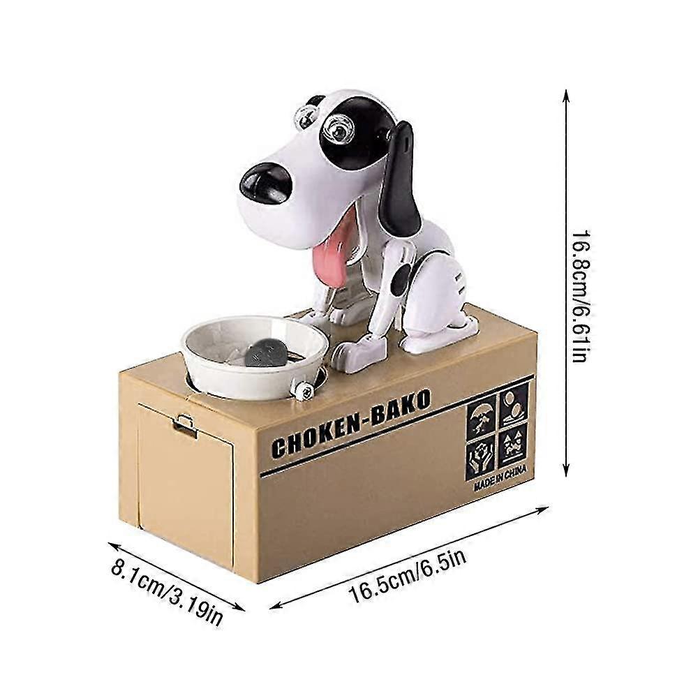 Hungry Dog Piggy Bank, Cute Dogs Steals Coins Like Magic Coin Nibble ...