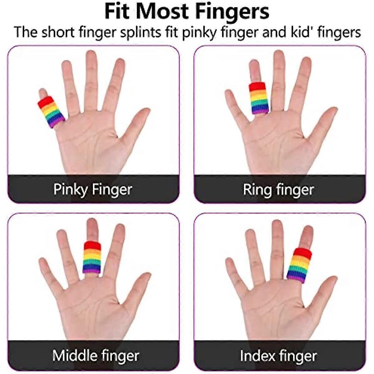 10 Pcs Finger Compression Sleeves Support,Breathable Finger Sleeve ...