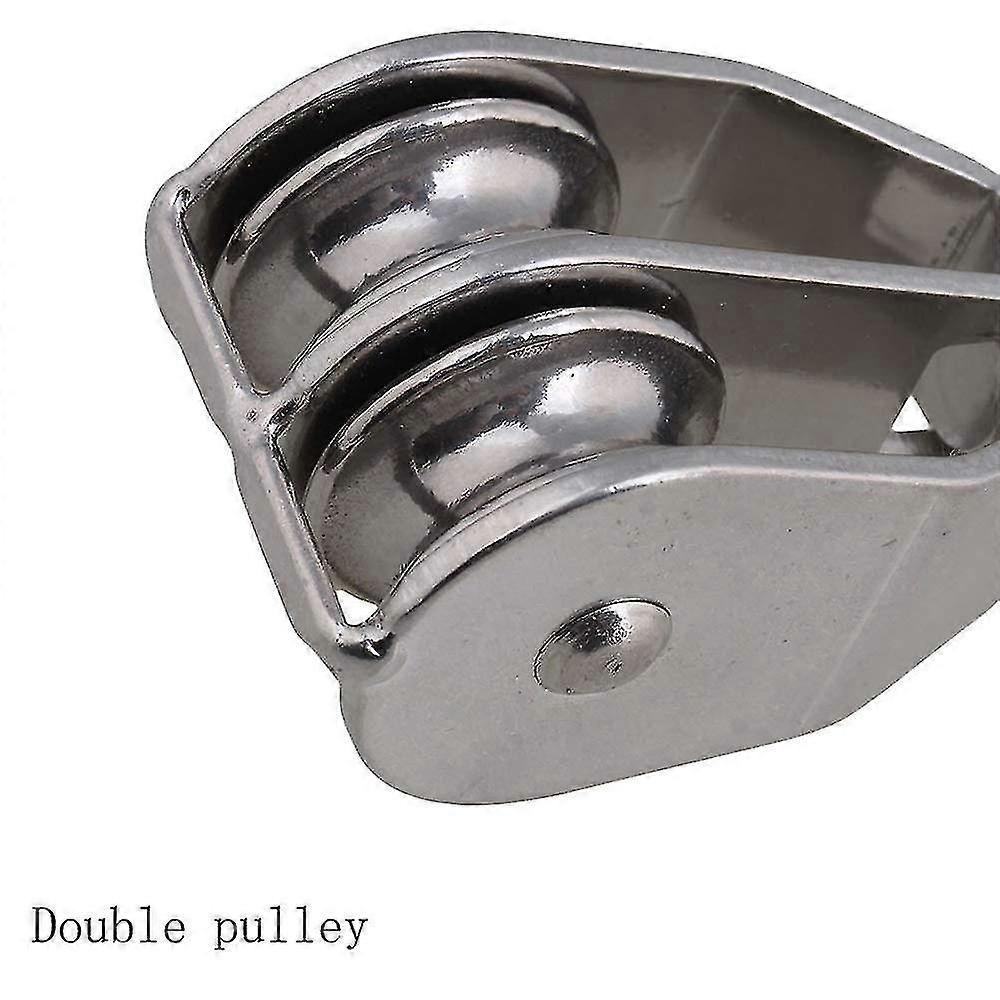 Stainless Steel Pulley, Double Pulley Load Capacity 250 Kg | Fruugo AU