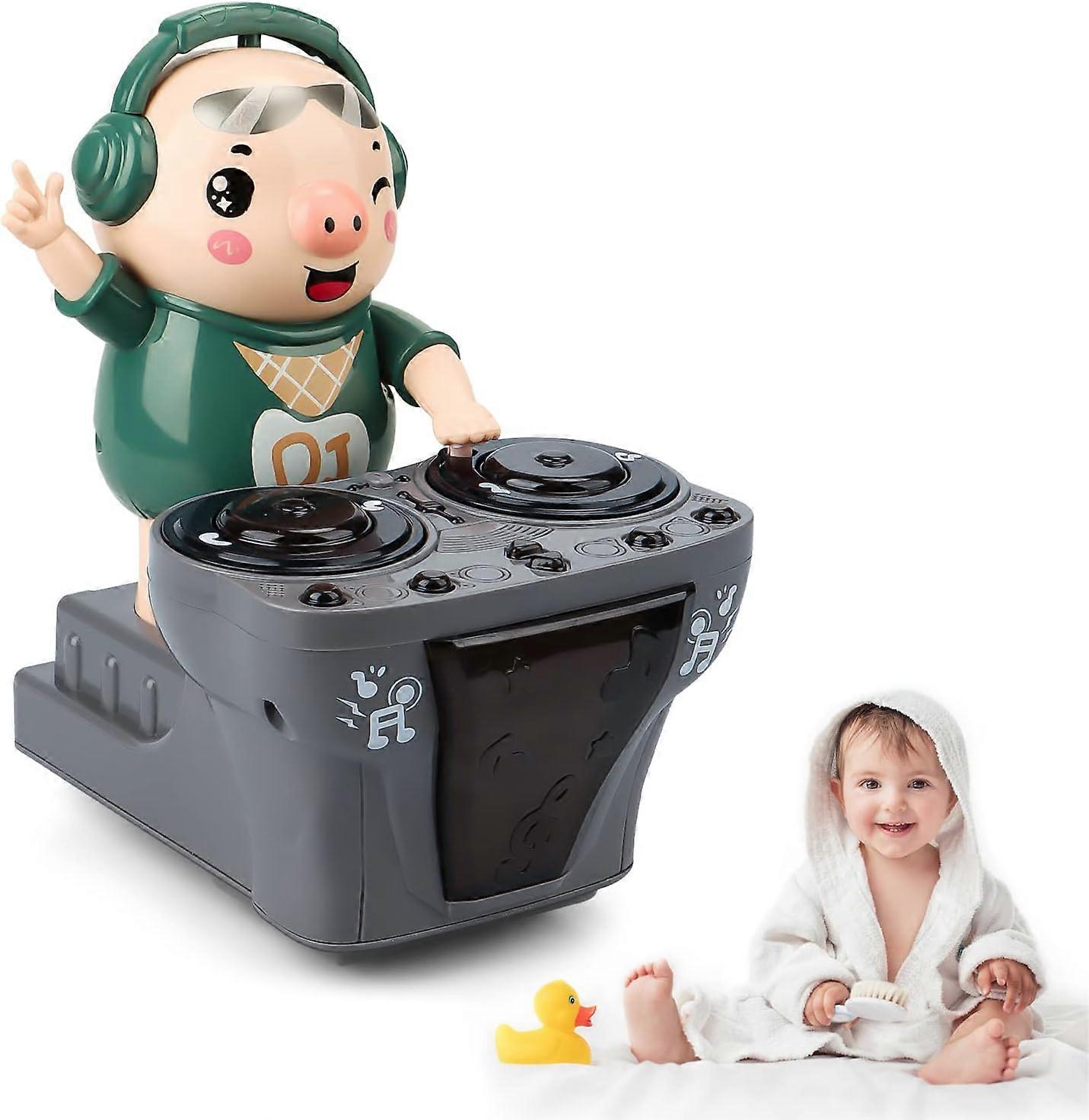 Electric Dj Pig Musical Toy Swing Dancing Piggy Doll With Colorful ...