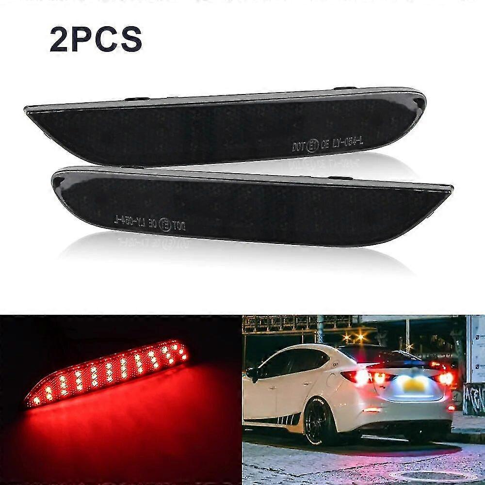 1 Pair Led Rear Bumper Reflector Light For Nissan Leaf Pathfinder Rogue ...
