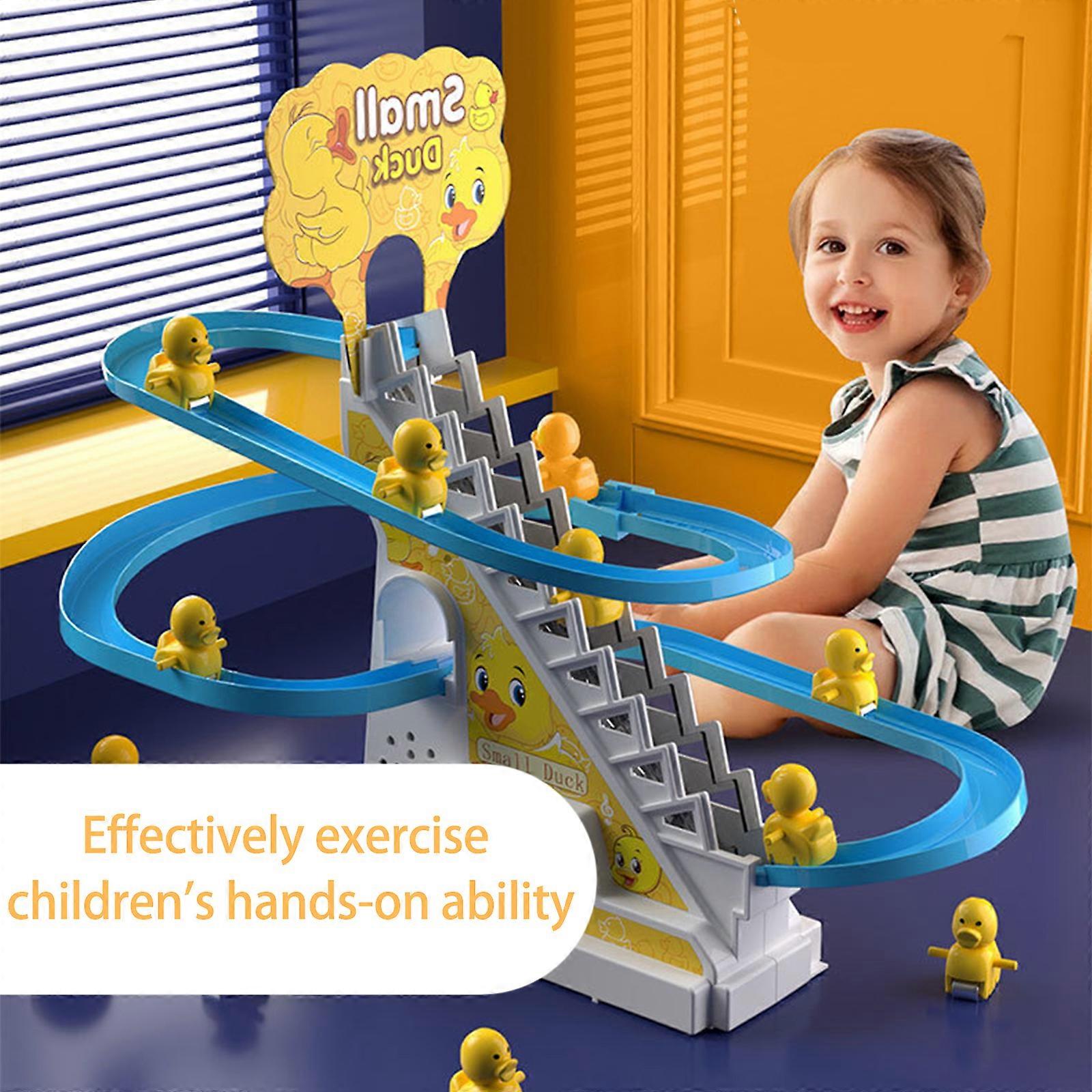 Duckling Climbing Toys, Electric Duck Chase Track Games, Fun Roller ...
