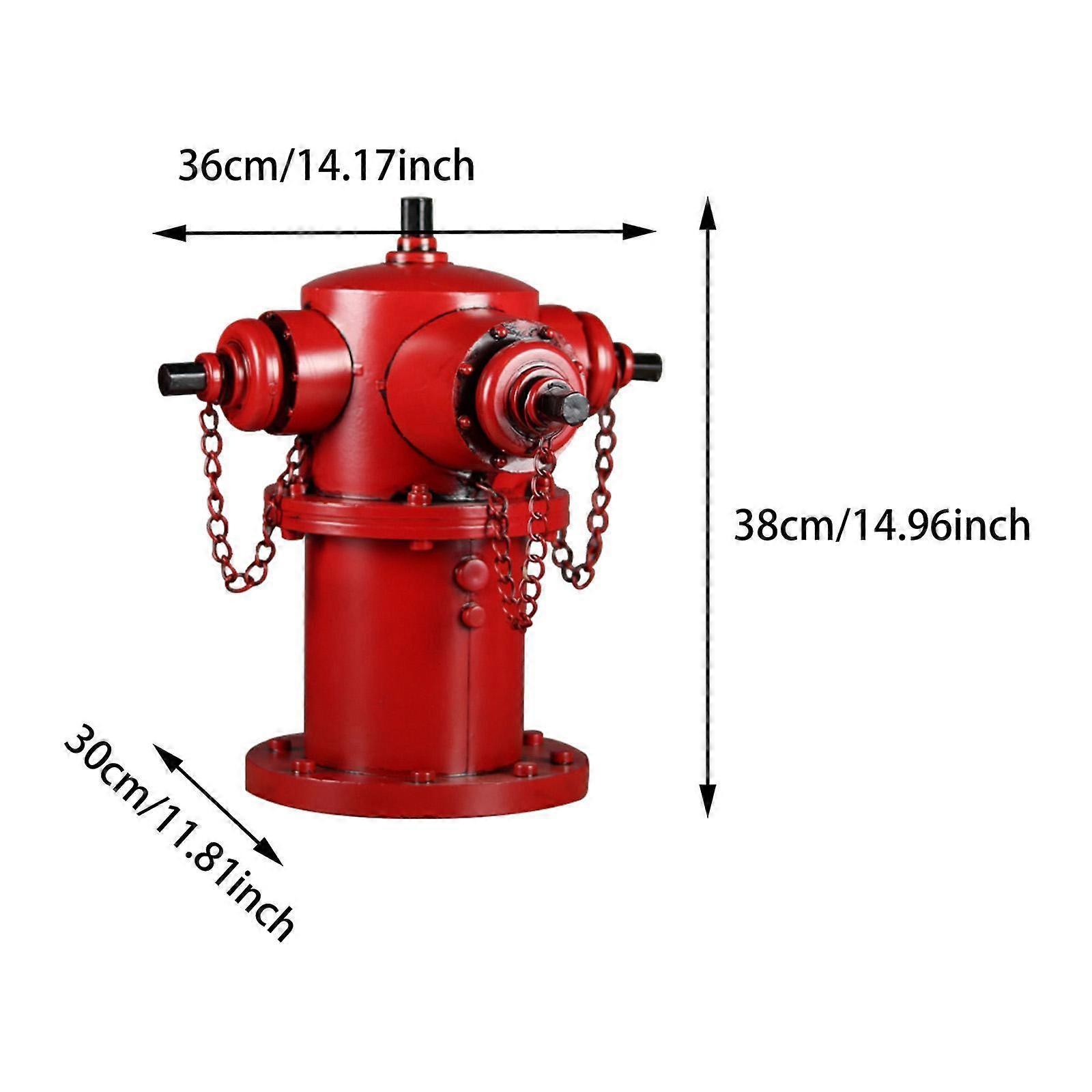 Fire Hydrant Statue Garden Decoration for Indoor and Outdoor Patio ...