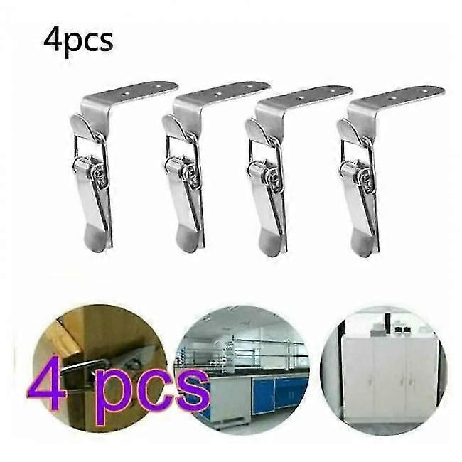 4Pcs Toggle Latch, Lever Latch Spring Loaded Latch Toggle Stainless ...