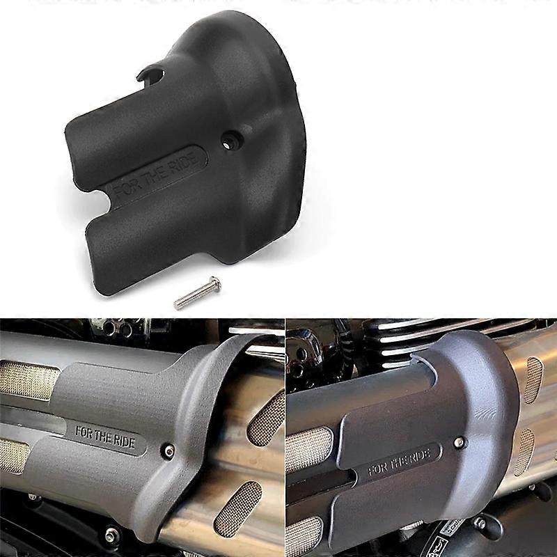 Motorcycle Curved Exhaust Muffler Pipe Heat Shield Cover Guard ...