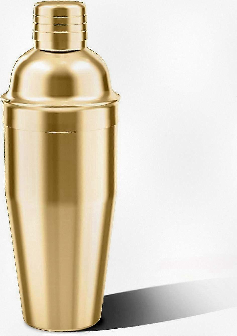 Stainless Steel Cocktail Mixer, Premium Beverage Shaker, Gold Bar Tool ...