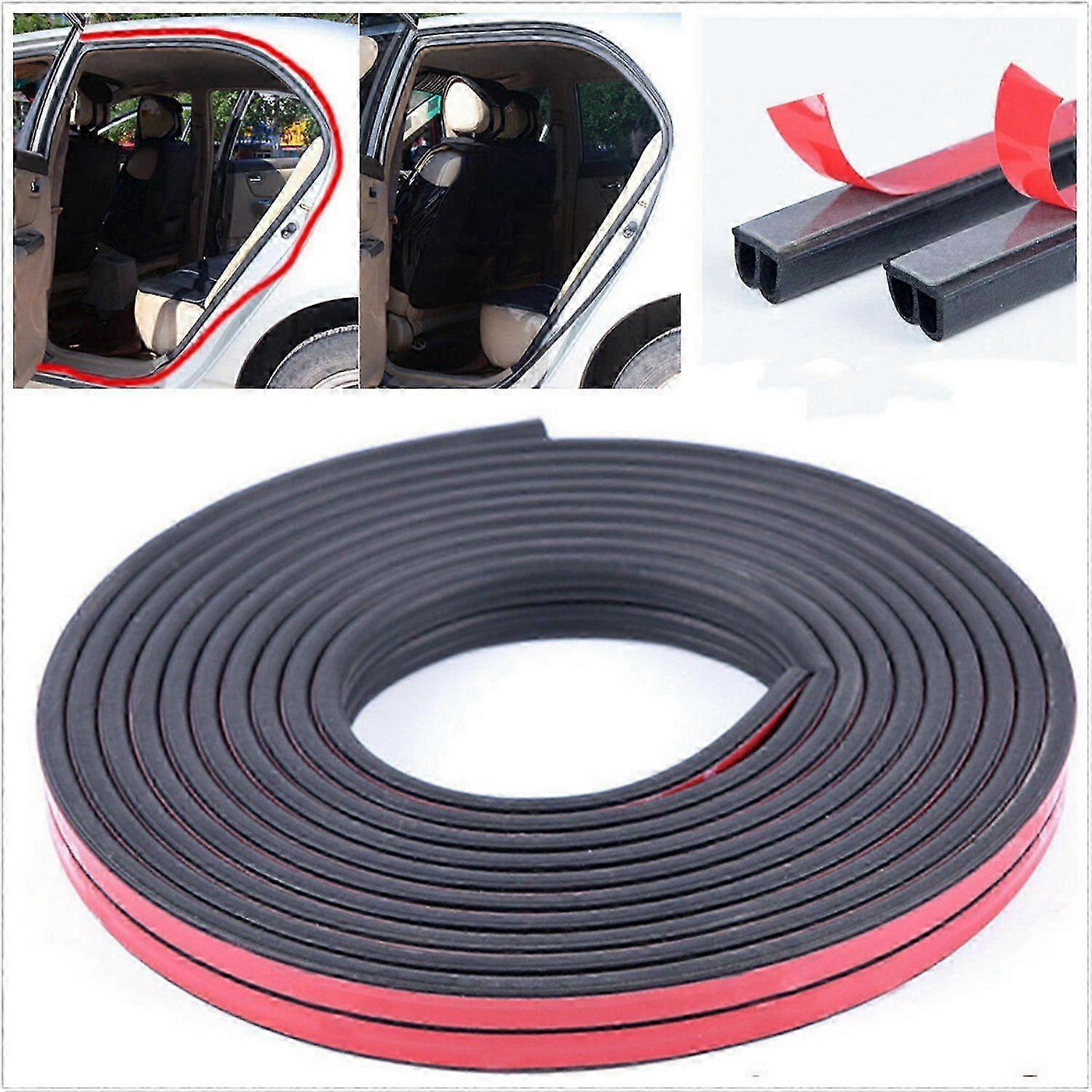 Universal 5M B Type Car Door Edge Trim Rubber Seal Strip Anti-Dust ...