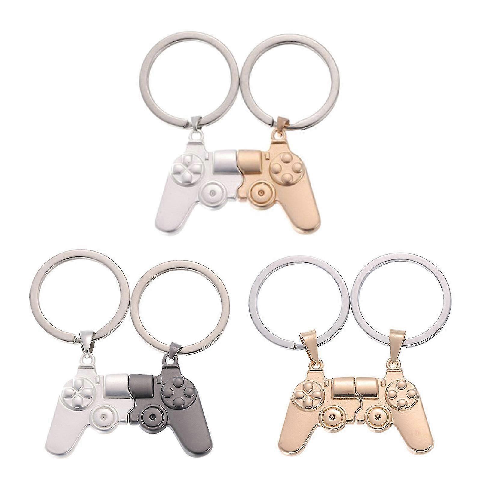 2 Pieces Gamer Matching Pendant Keychain Game Controller Keychain for ...