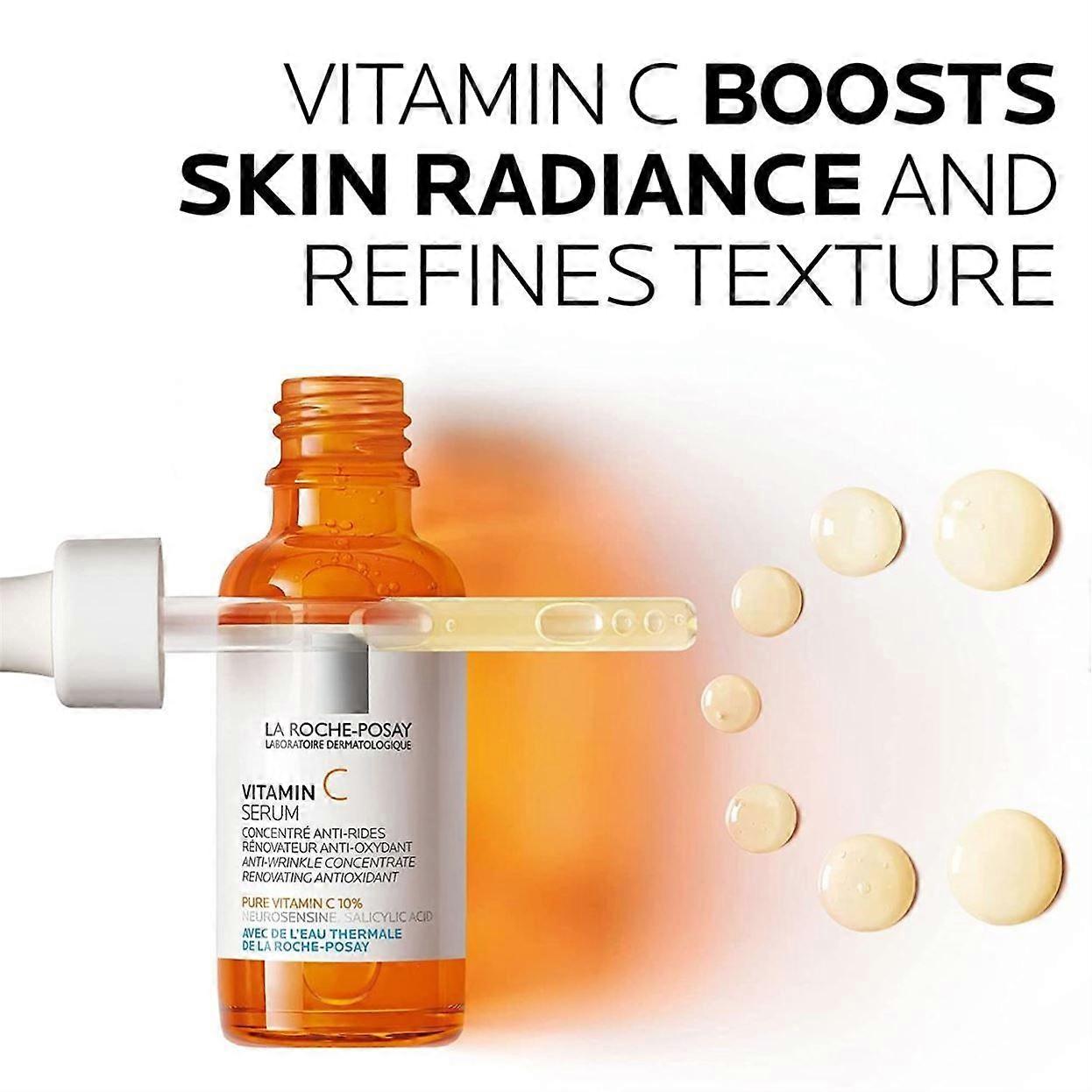 La-Roche Posay PURE VITAMIN SERUM ,Anti-Wrikle Concentrate Radiance ...
