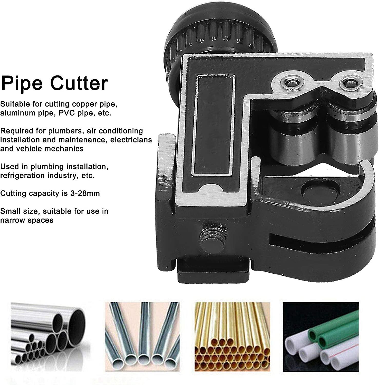 2pcs Mini Tubing Cutter, Adjustable 3-28mm Pipe Industrial Supplies ...