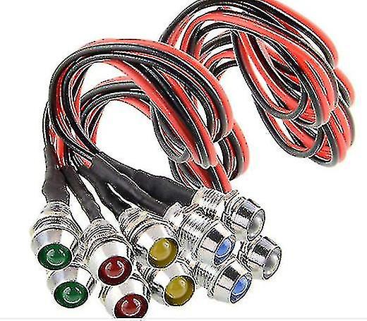 Led Indicator, 12v Indicator Bulb Dashboard Dashboard Panel Warning ...
