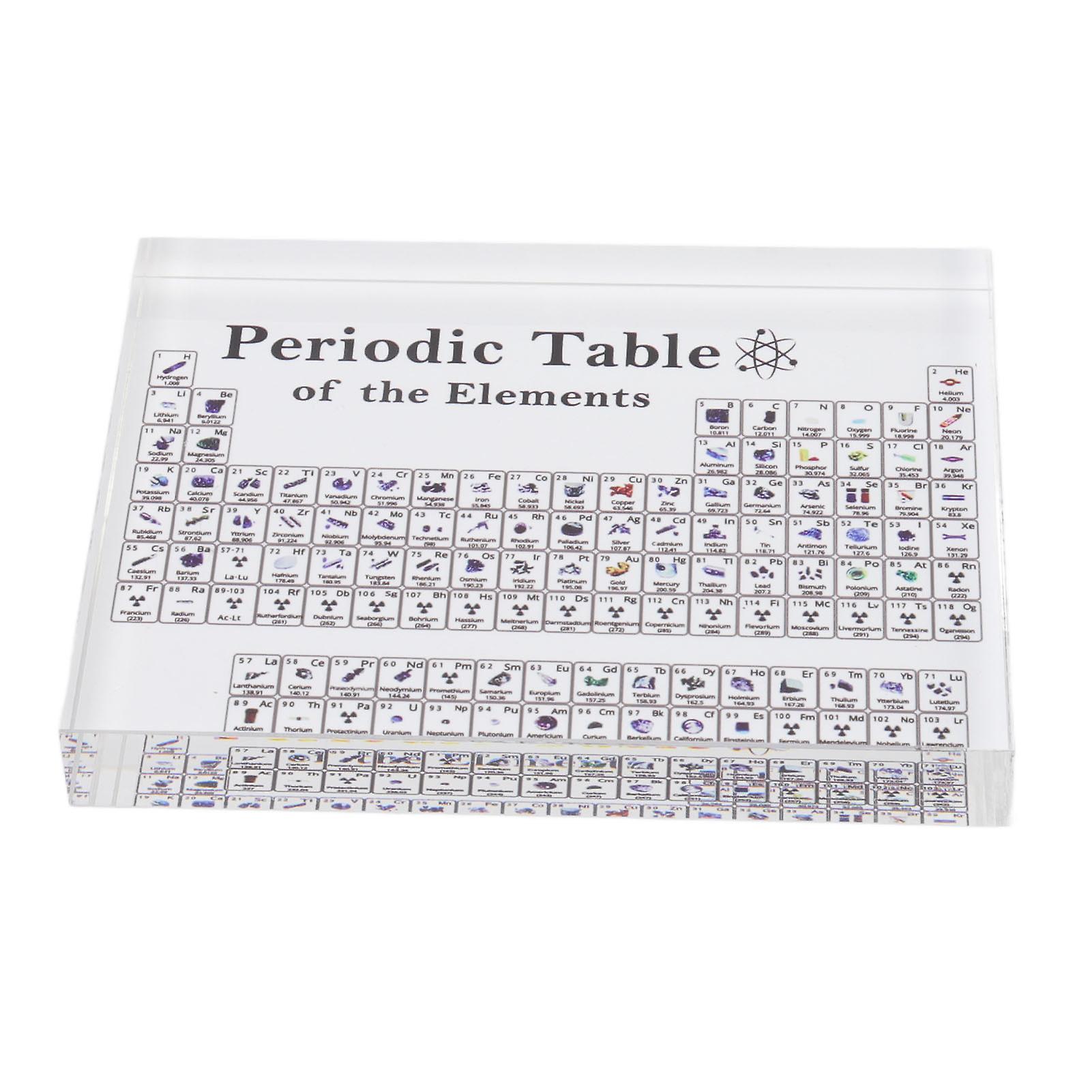 Periodic Table Of Elements Black Acrylic Chemical Elements Alphabet ...