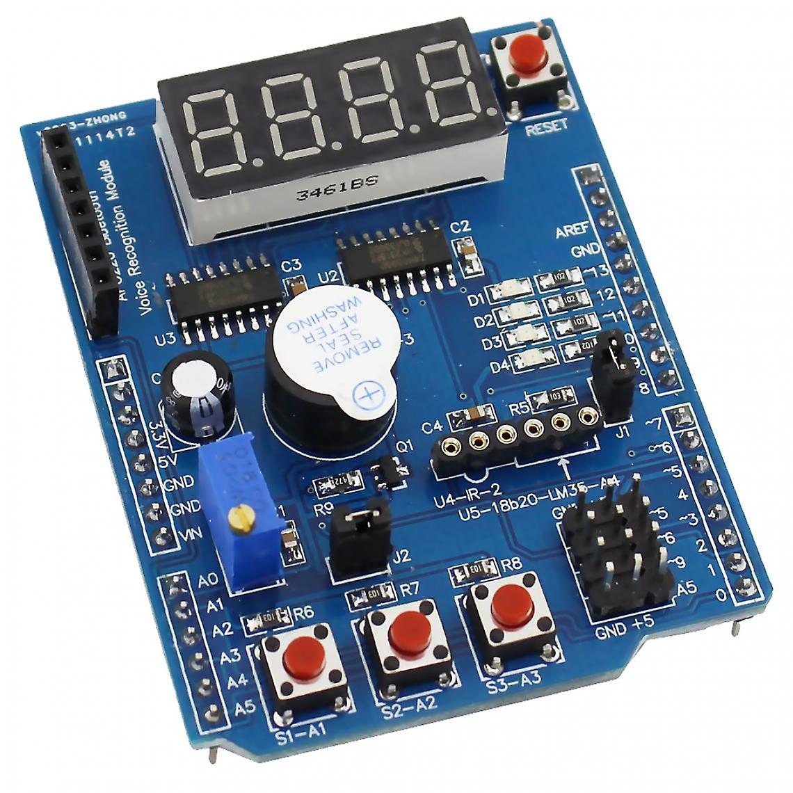 Shield Based Multifunctional Expansion Board Kit For Arduino R3 | Fruugo UK