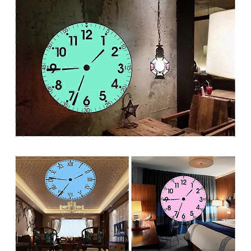 Digital LED Projection Desk Clock Silent Remote Control Table Projector ...