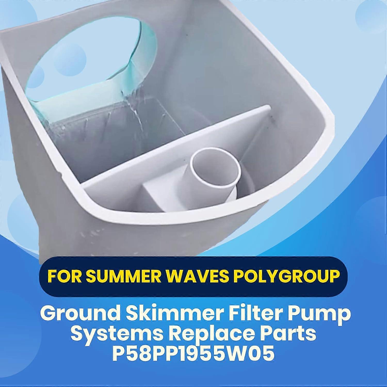 2-Pack Above Ground Pool Vacuum Plate Adapter Fits Summer Waves SFX ...