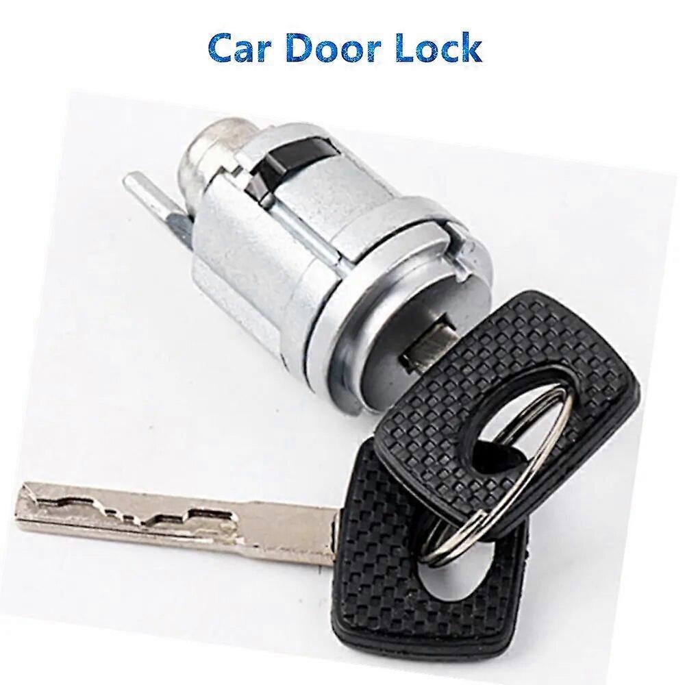 New Ignition Trunk Car Door Lock Core Barrel Switch Cylinder And 2 Keys ...