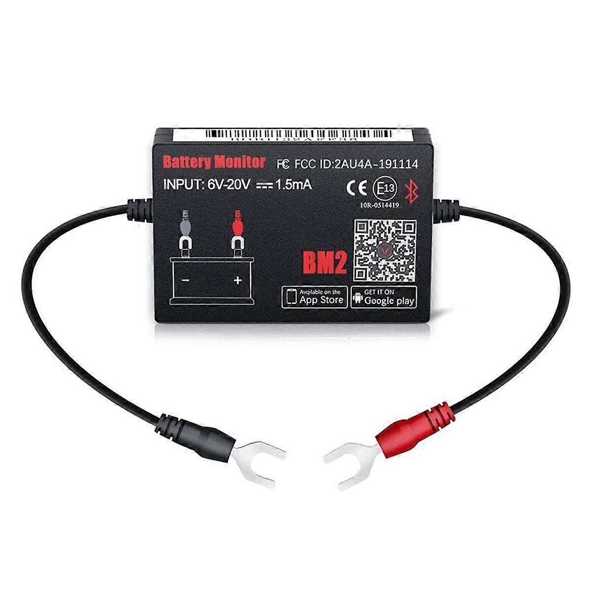 2X Bluetooth BM2 12V Battery Monitor Car Battery Analyzer Test Battery ...