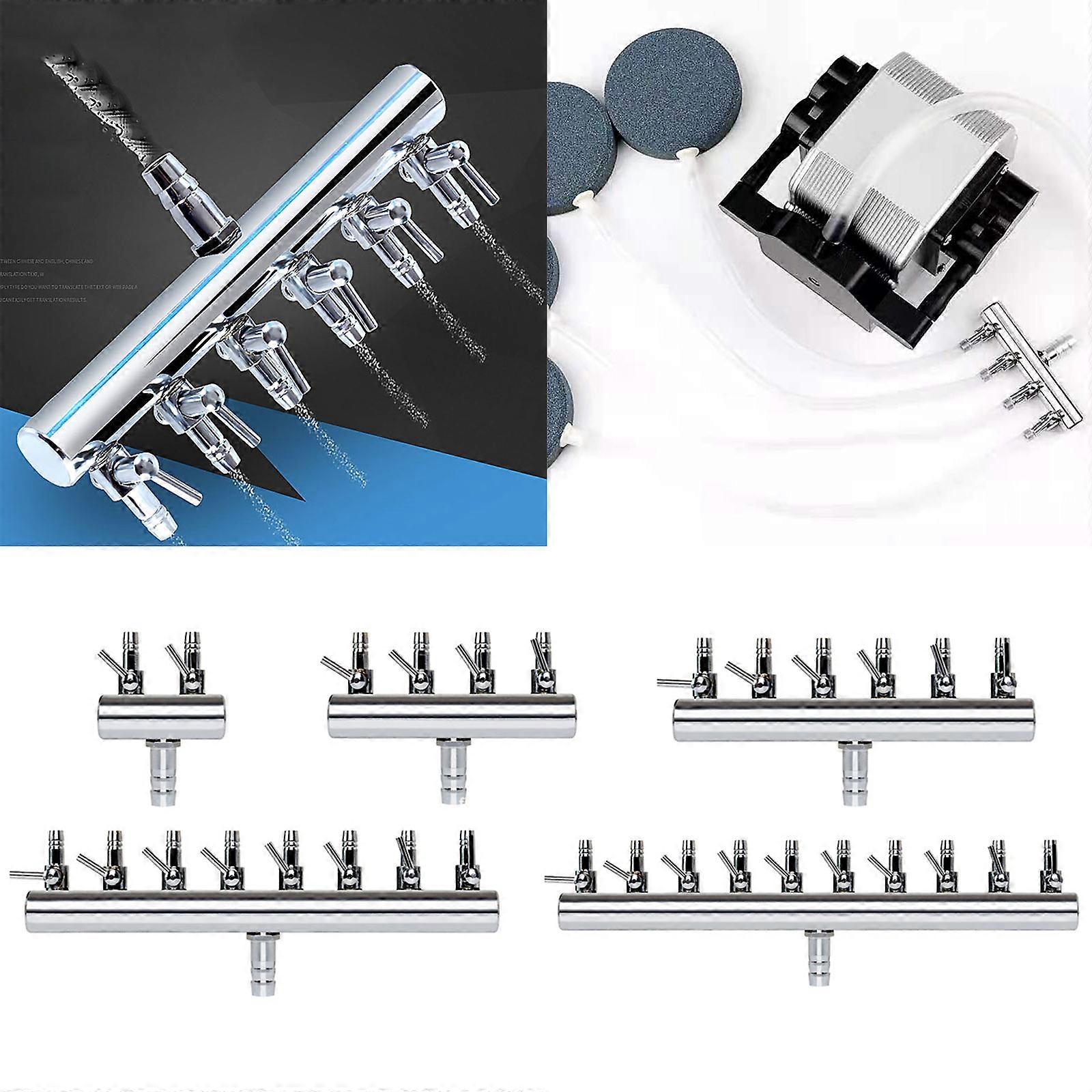 2/4/6/8/10 Way Aquarium Air Flow Control Valve-Air Tube Splitter ...