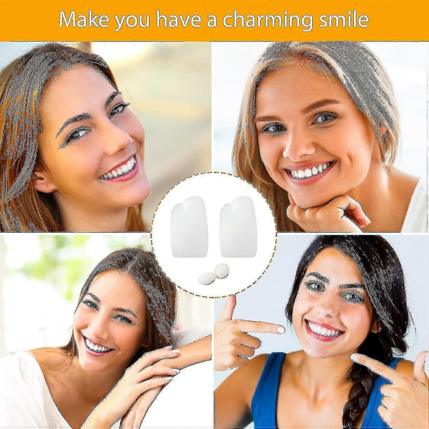 100 Piece Dental Temporary Crowns Front Teeth Back Teeth Temporary ...