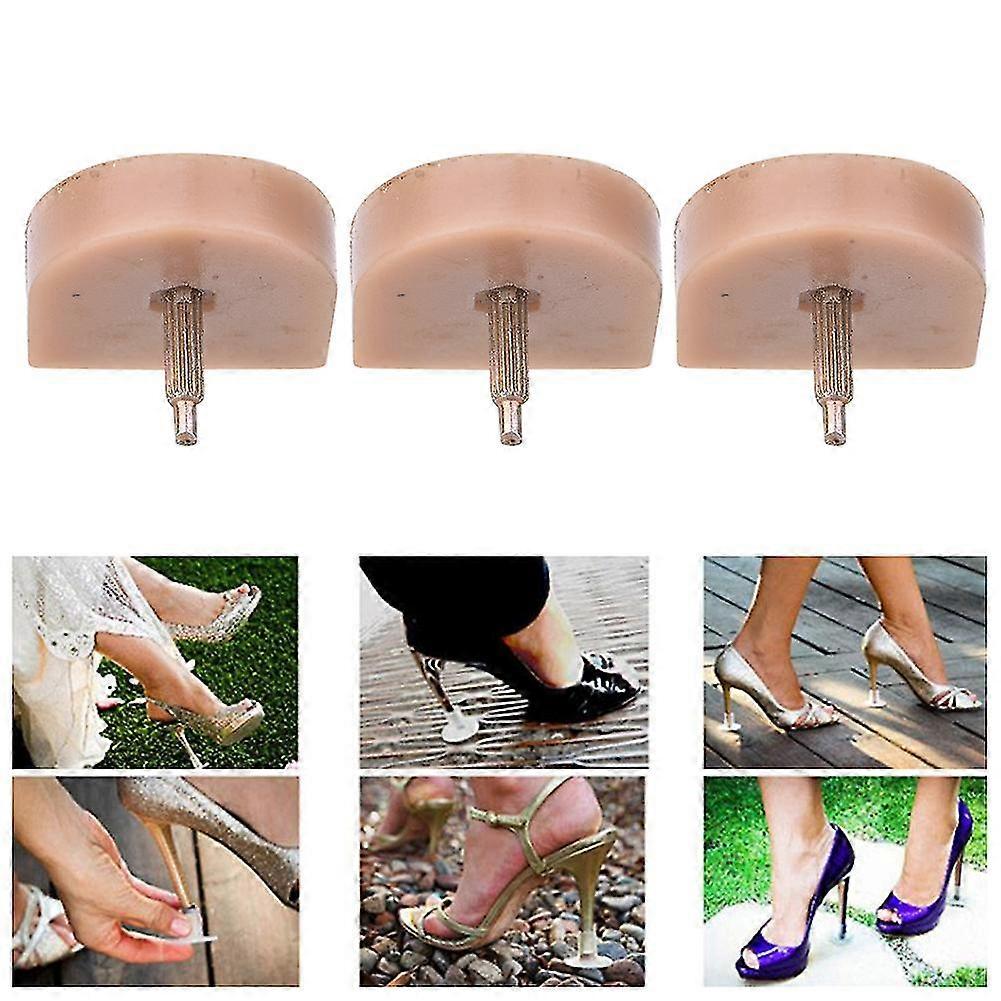 10 Pairs High Heel Tips Replacement Shoes Heel Dowel Shoe Repair ...