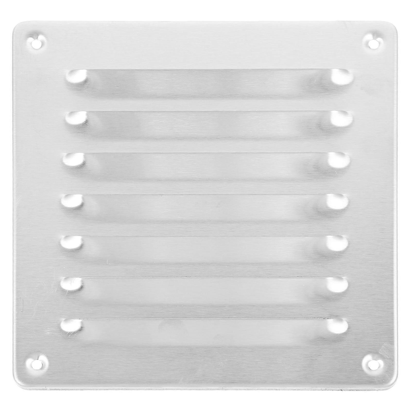 Square Vent Cover Grille Louvered Air Return Grille Stainless Steel Air ...