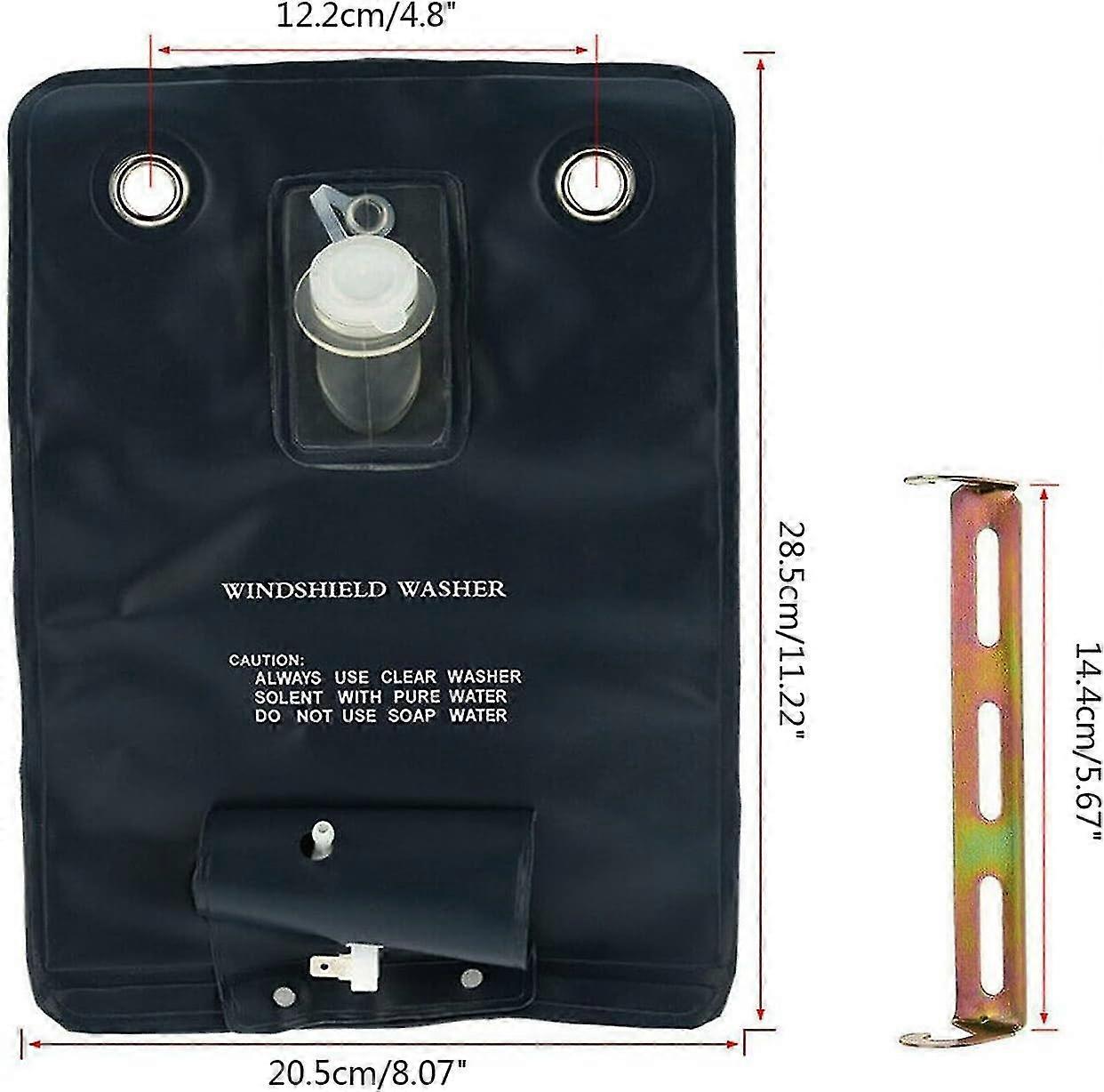 Windscreen Washer Bag With Pump For Car Universal Windshield Washer ...
