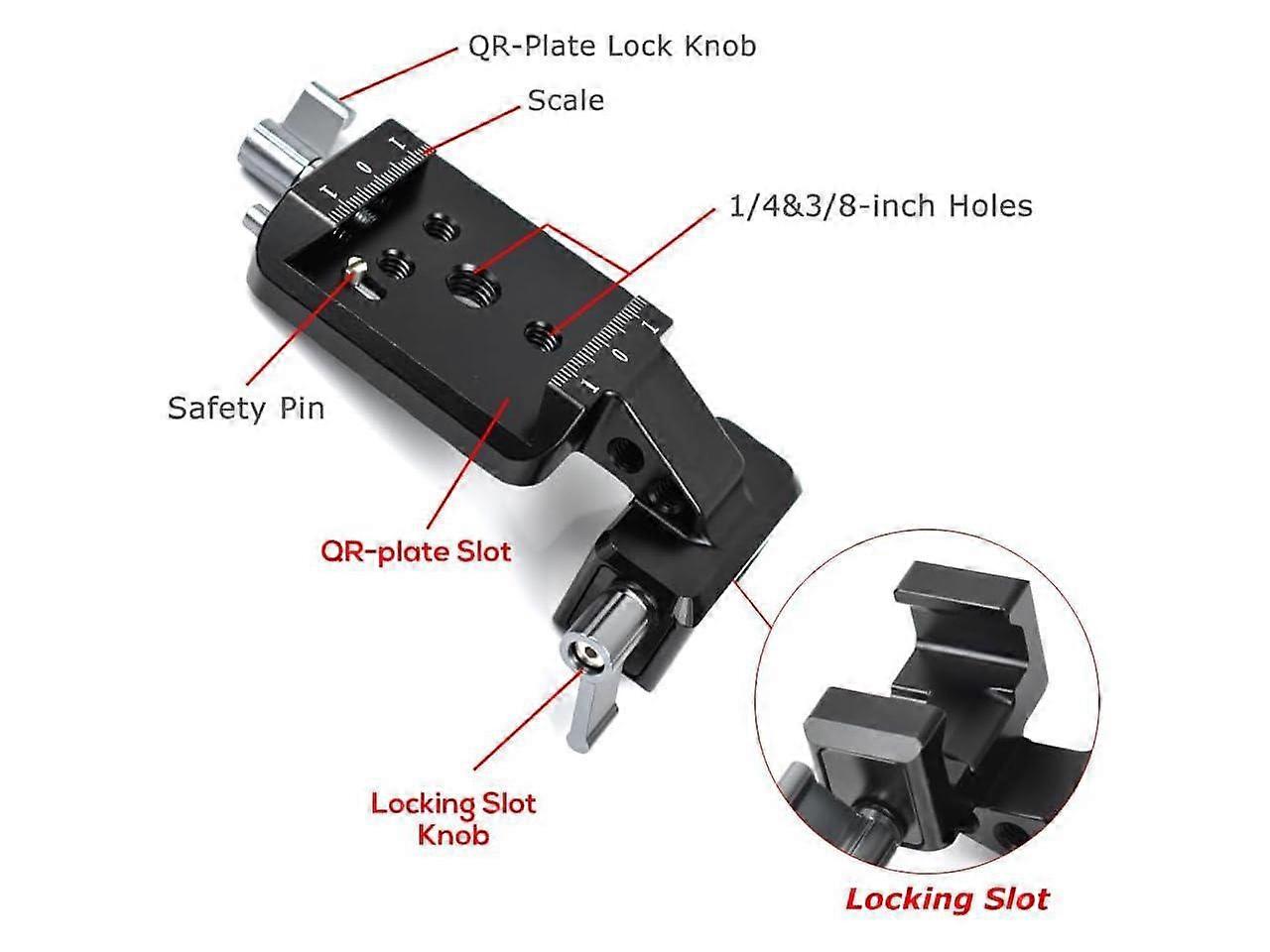 Vertical Camera Mount for DJI RS 2 / RS 3 / RS 3 Pro Gimbal, Aluminum ...