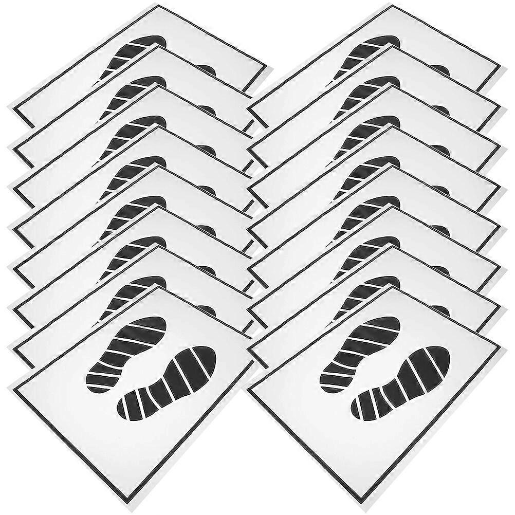 100 pcs Disposable Car Foot Mats Portable Paper Vehicle Foot Pads for ...
