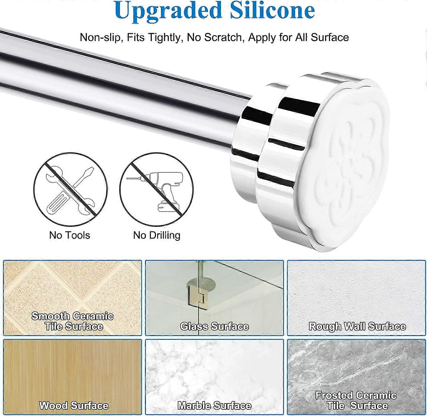 Telescopic rod stainless steel, 40-55cm, curtain rod, tension rod ...