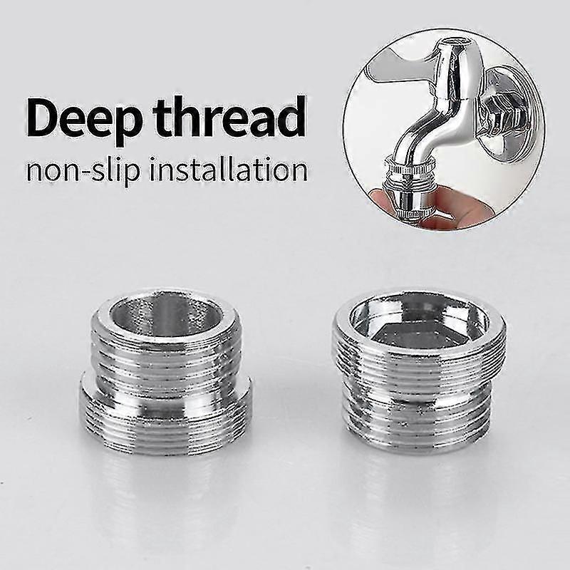 Water Faucet Coupler 1/2 To M16 M18 M20 M22 M24 M28 Thread Connector ...
