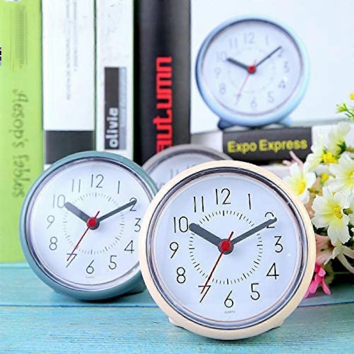 SBSG Suction-cup Waterproof Bathroom Clock, Desktop Clocks for Bathroom ...