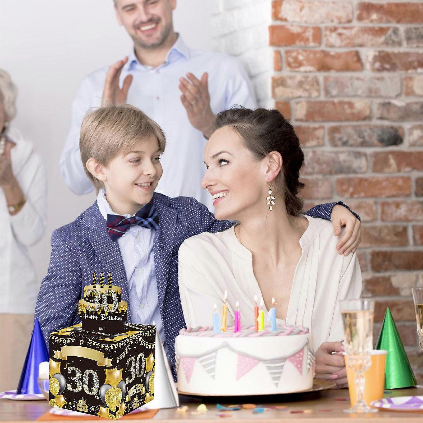 Interactive Birthday Game Money Box with Pull Out Happy Birthday Card ...