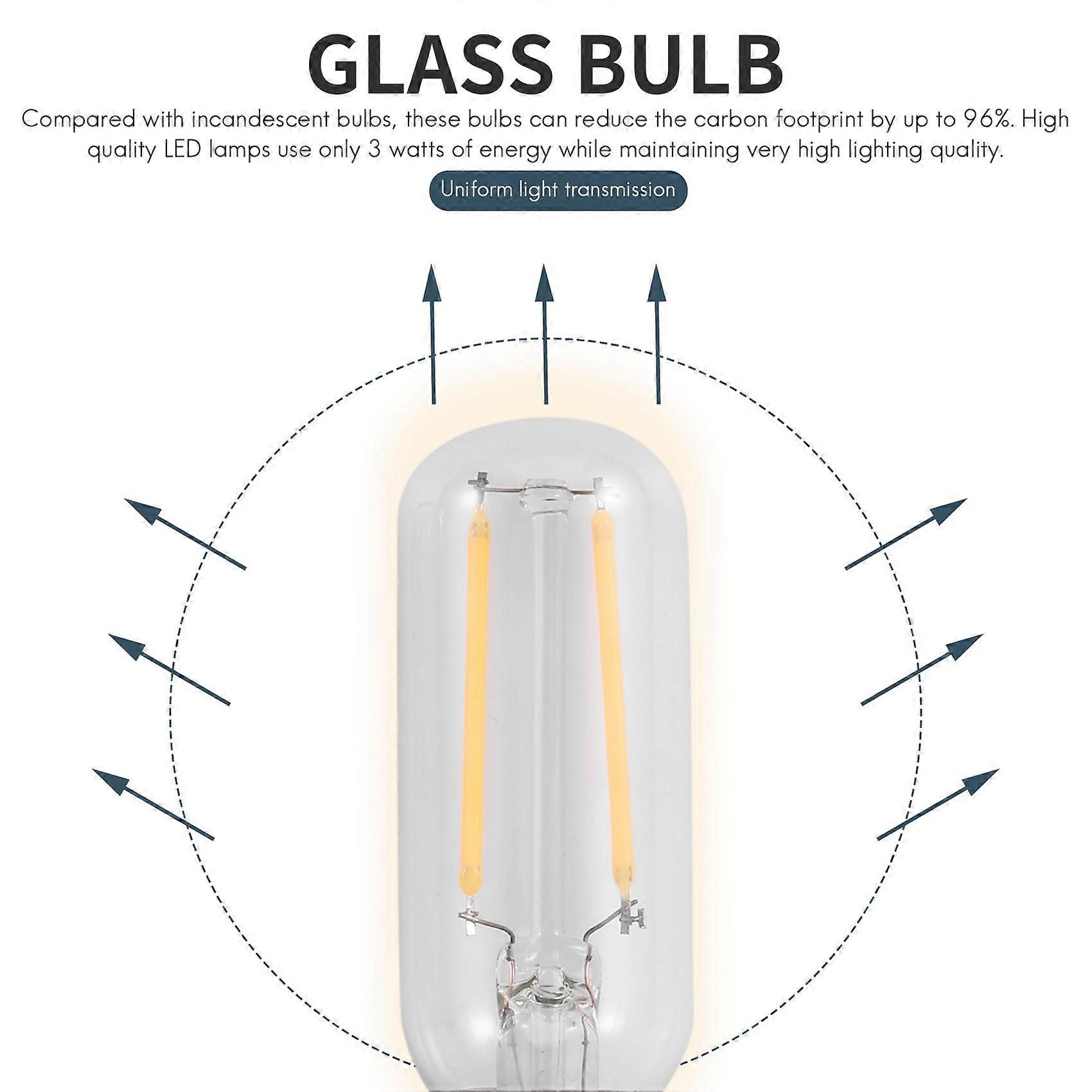 2x E14 3W LED Cooker Hood Extractor Fan Bulb Warm White | Fruugo UK