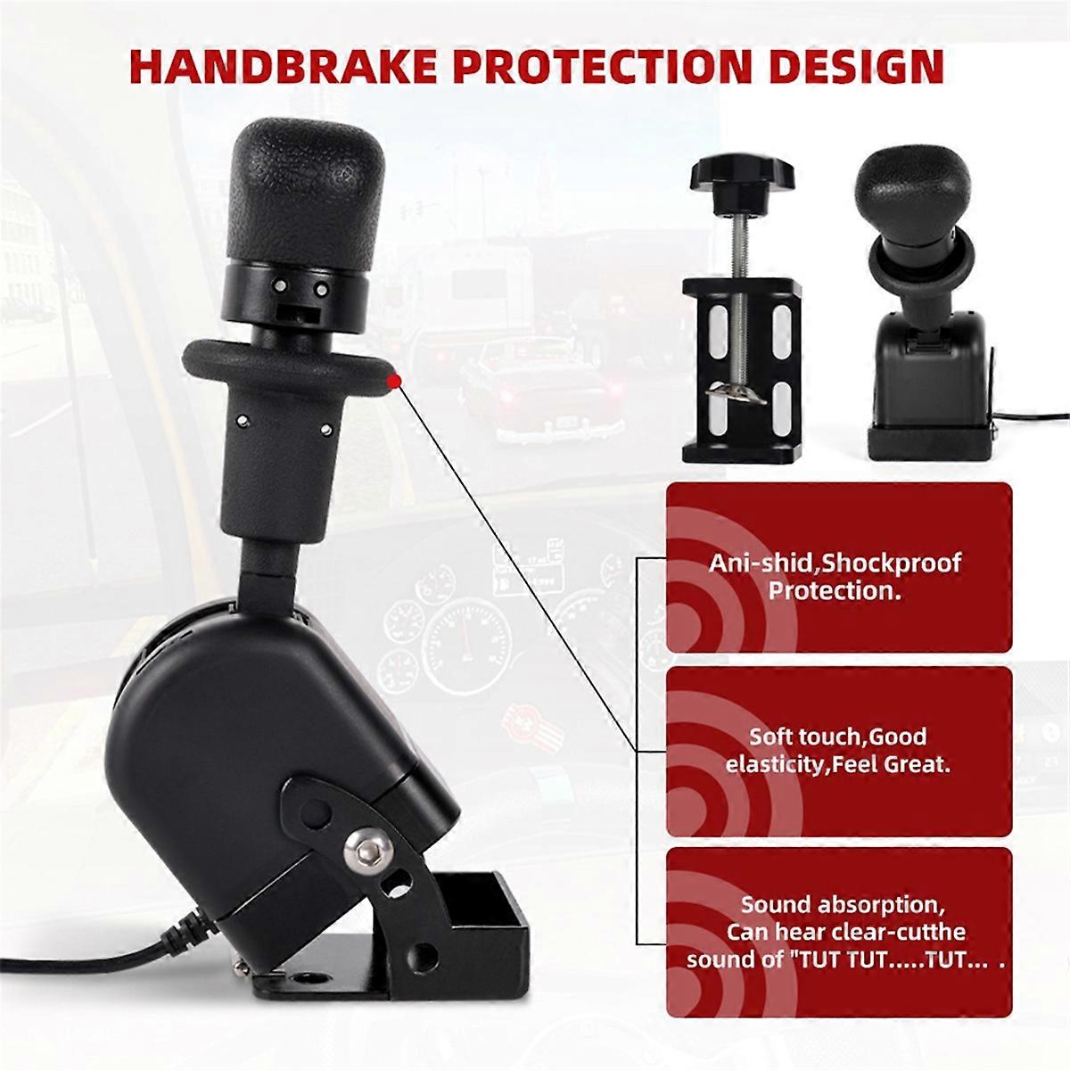 PC USB Handbrake for G20 G27 G29 for ETS2 European/American Truck Sim ...