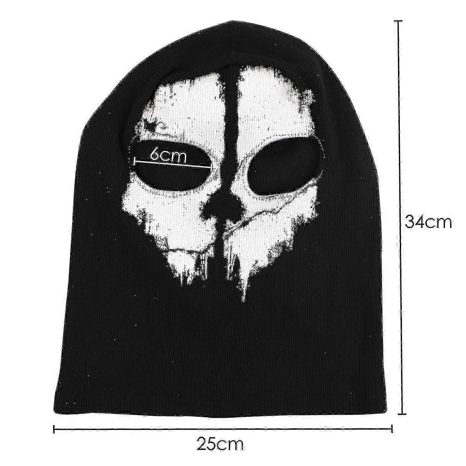 Trixes Ghost Mask - Balaclava Motorcycling Paintball One Size Colour ...