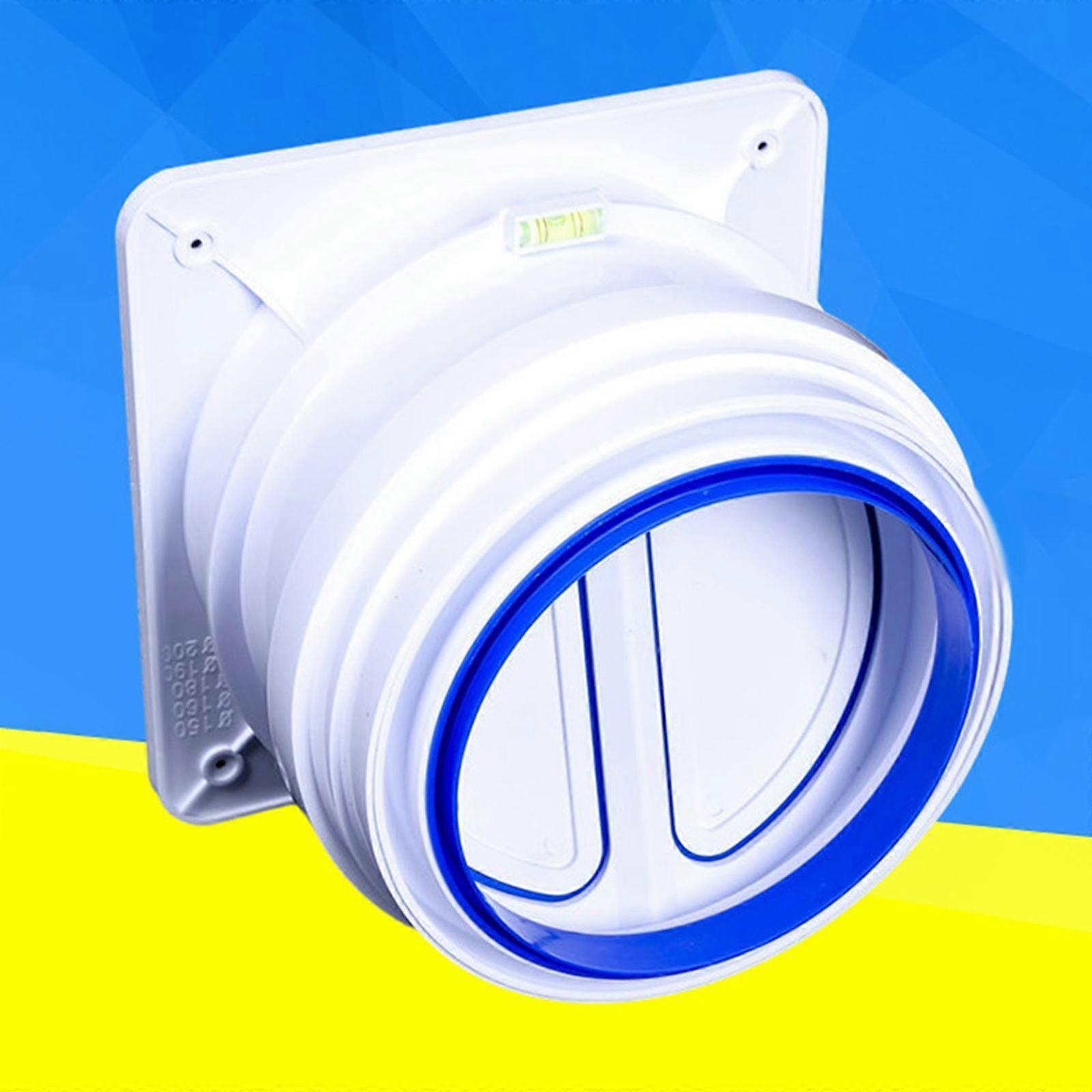 Backdraft Damper Draft Blocker Vent with Flange Wall Shutter Odor ...