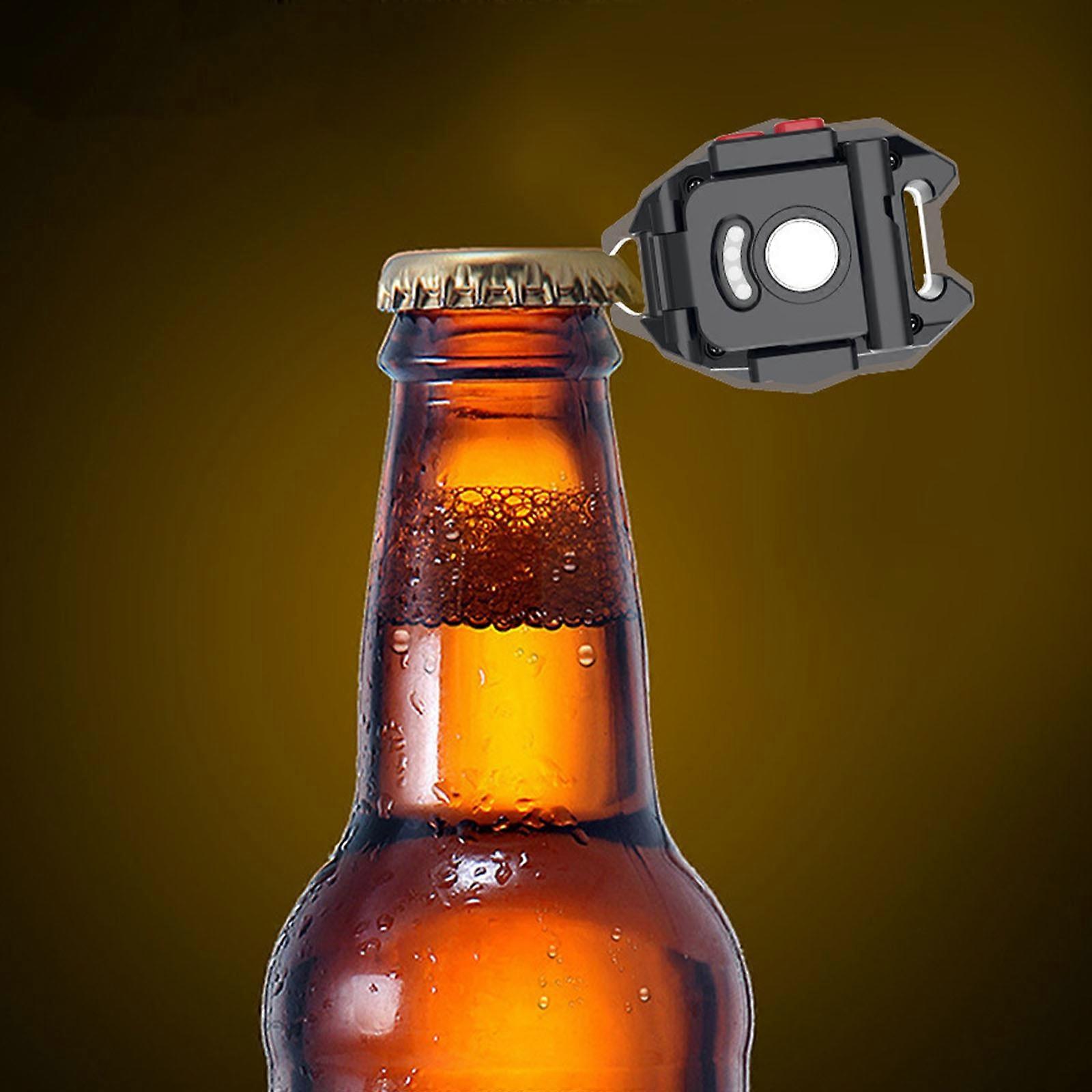 Compact Emergency Red Light Cob Lamp, Rechargeable Multi-Function ...