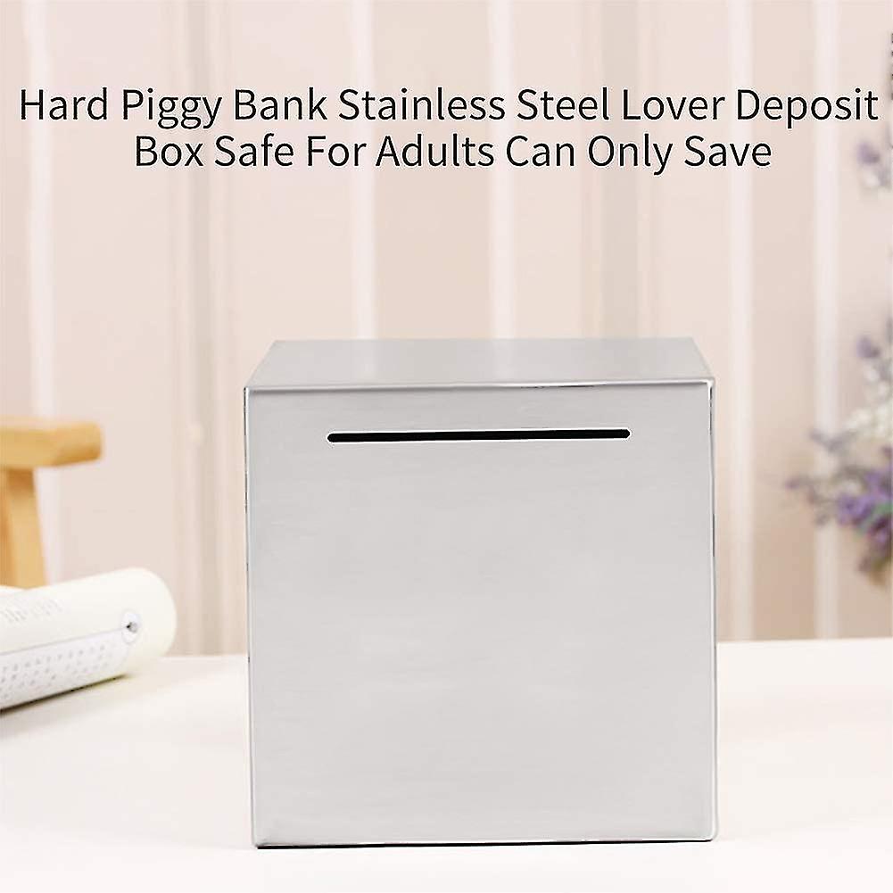 Piggy Bank Coin Home Decor rostfritt stål för vuxna älskare Present ...
