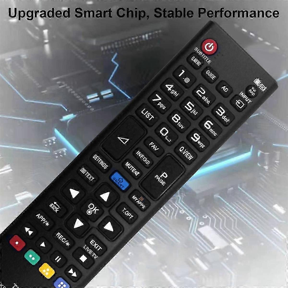 AKB73975757 Remote Replace for LG TV LB57 LB58 LB61 Series 50LB580V-ZB ...