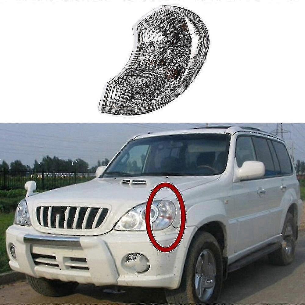Left side corner lamp for Hyundai Terracan 2001-2006, front combination ...