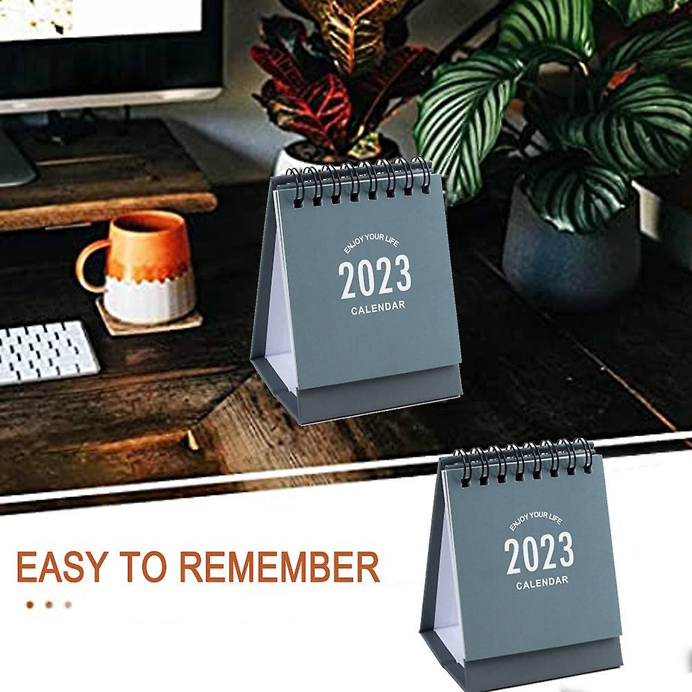 2023 Mini Desktop Calendar Stand Up Calendar Schedule Desk Calendar ...