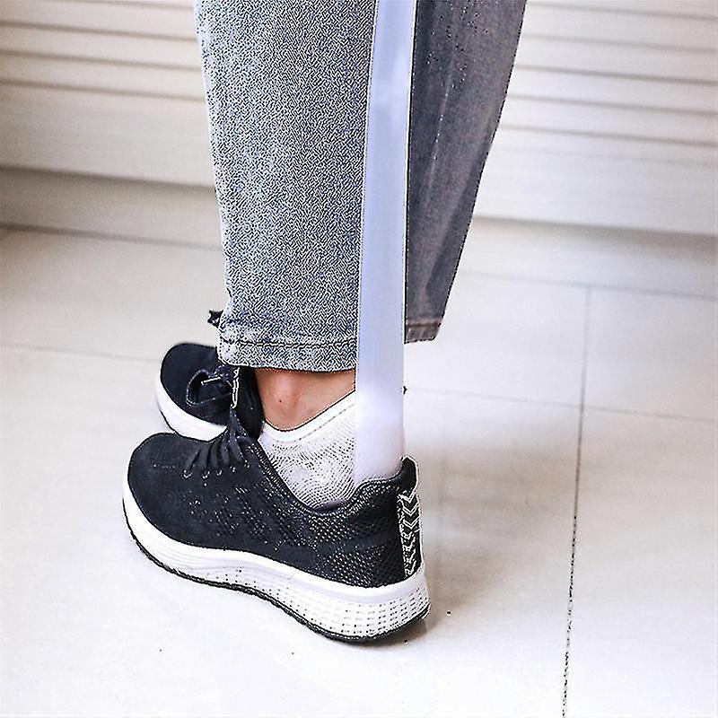 Plastic Extra Long Shoehorn Lazy Shoe Helper Long Handle Shoes Lifter ...