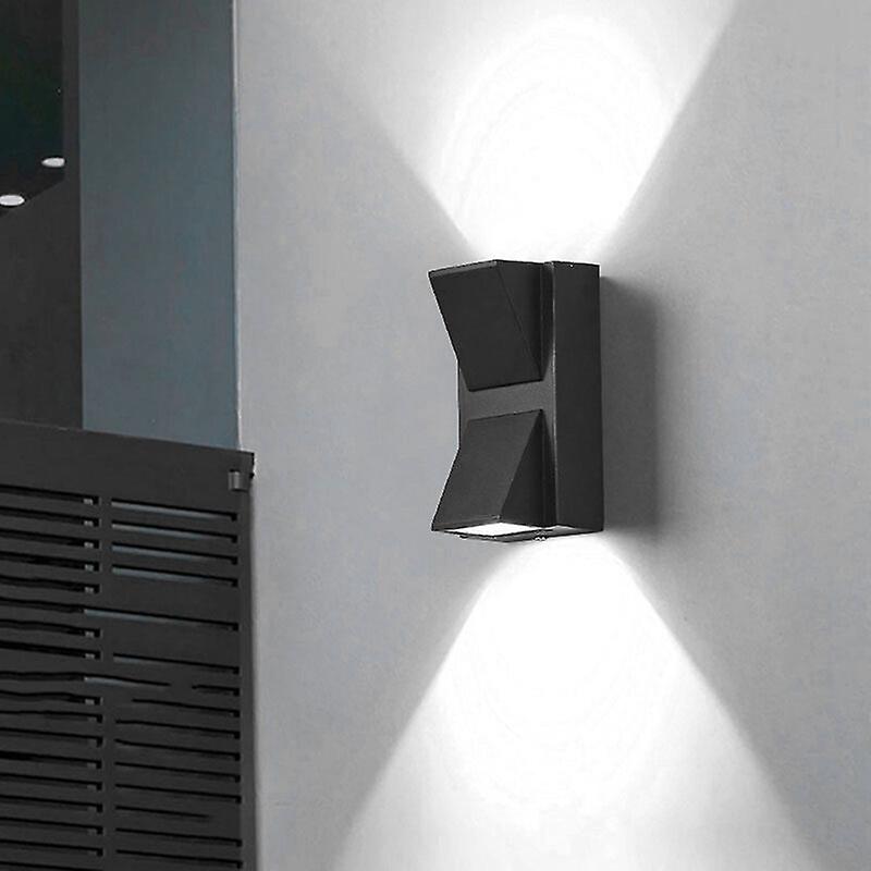 Wall Light - 1 Piece, 6W - Indoor/Outdoor LED Wall Light, 6000K White ...