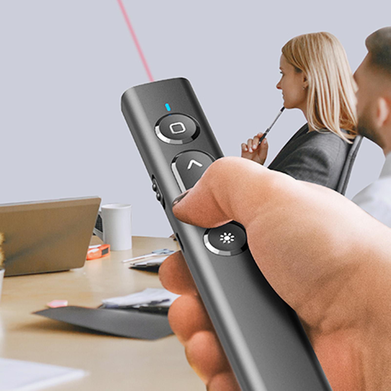 Fiauli B1/B2 Presentation Clicker Wireless USB Smart Charging PC Multi ...