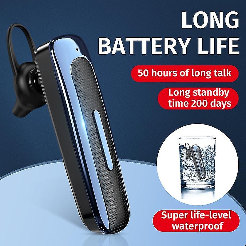 Bluetooth 5.0 Earpiece Driving Trucker Wireless Headset Earbuds Noise ...