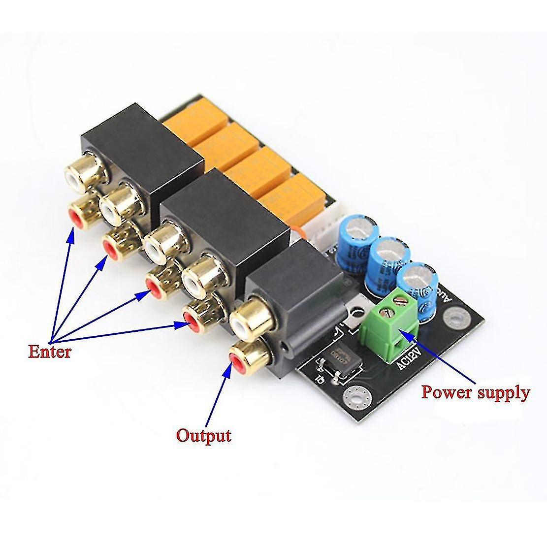 Audio Signal Selection Audio Source Switch Input Selection Board ...