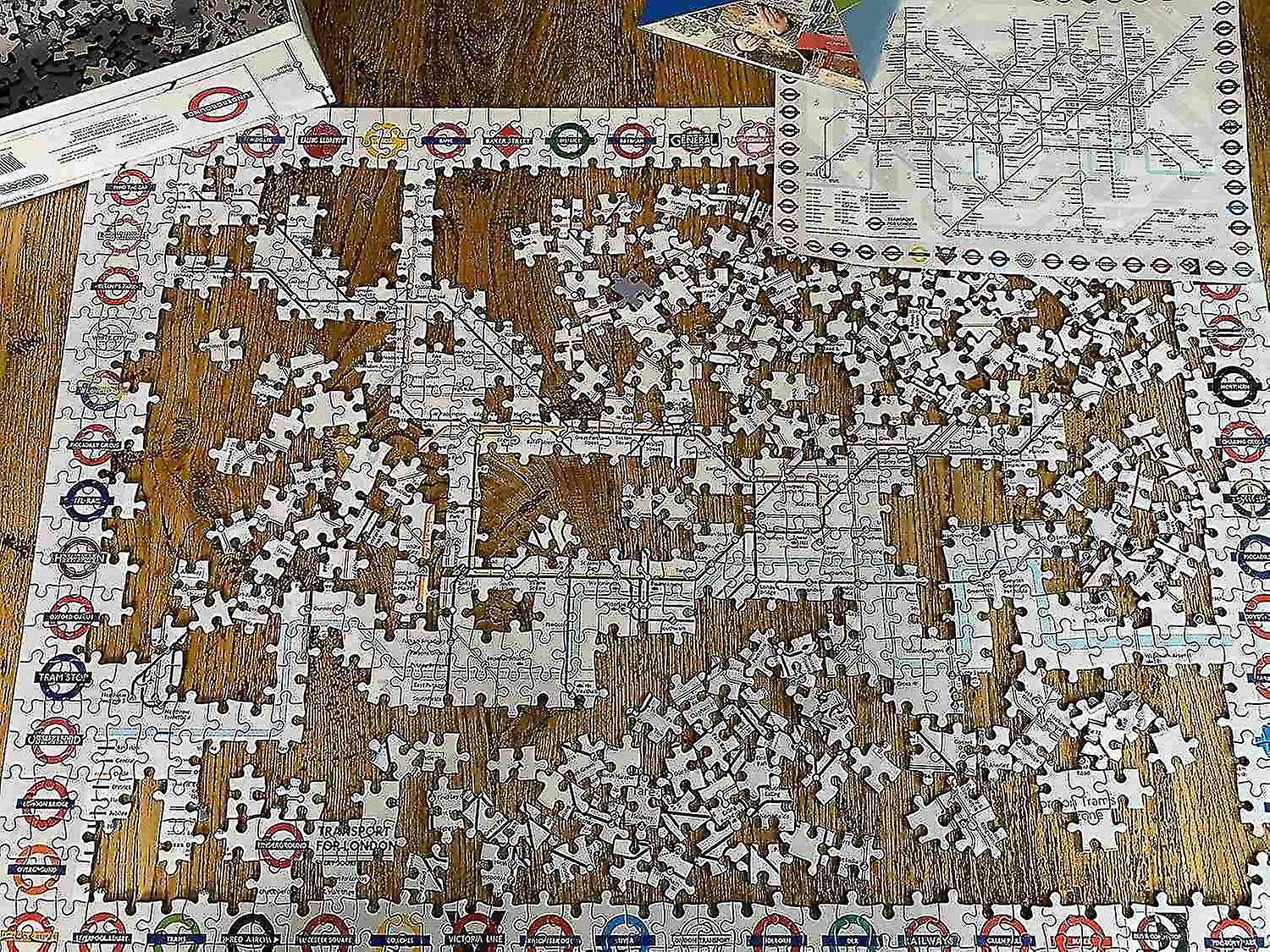 Gibsons TFL London Tube Map Jigsaw Puzzle (1000 pieces) | Fruugo UK