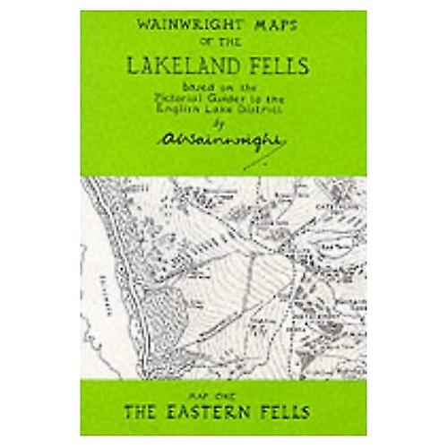 Wainwright Maps of the Lakeland Fells: Eastern Fells Map 1 (Wainwright ...
