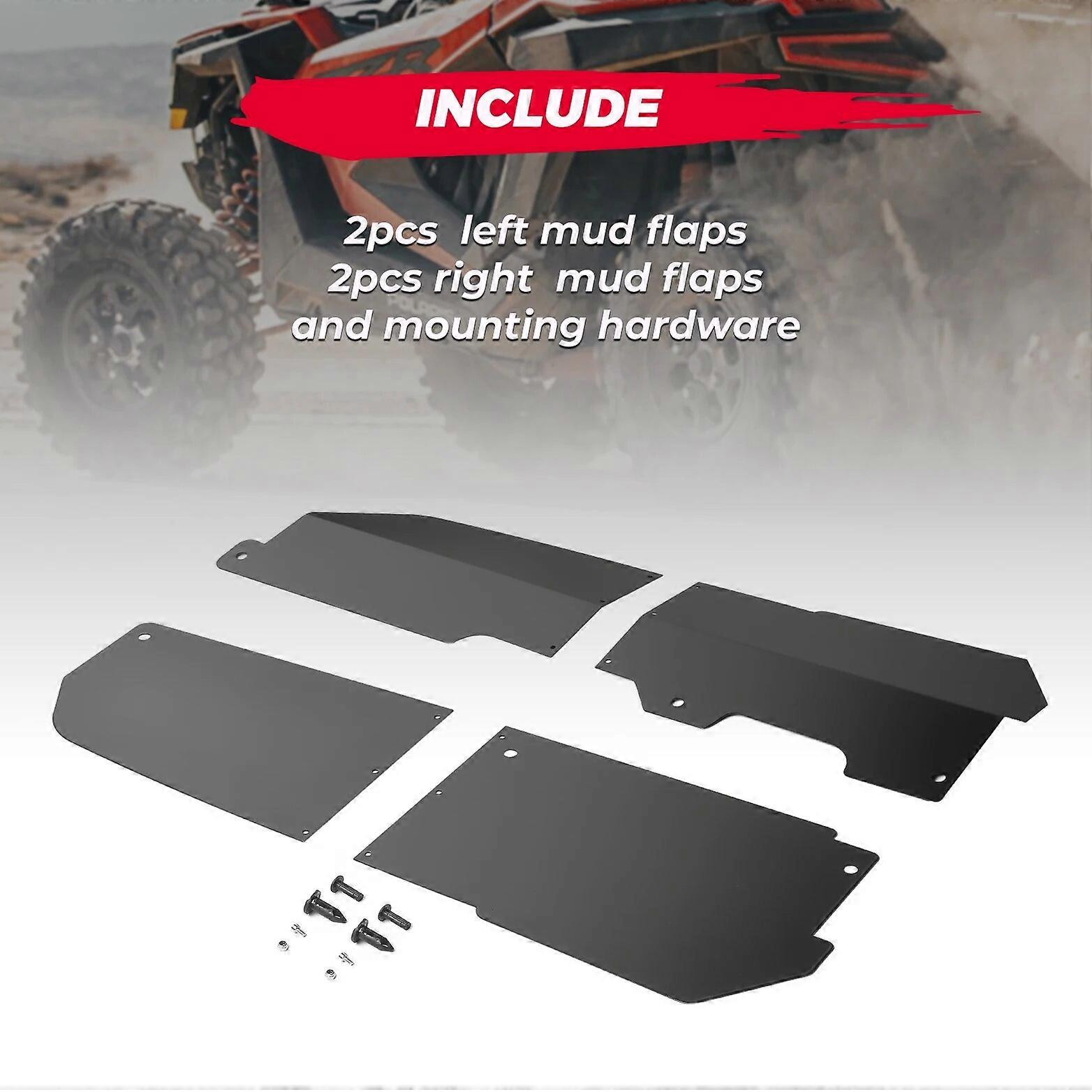 Utv Metal Wide Fender Flare Set Heavy-duty Rear Fender Flares ...