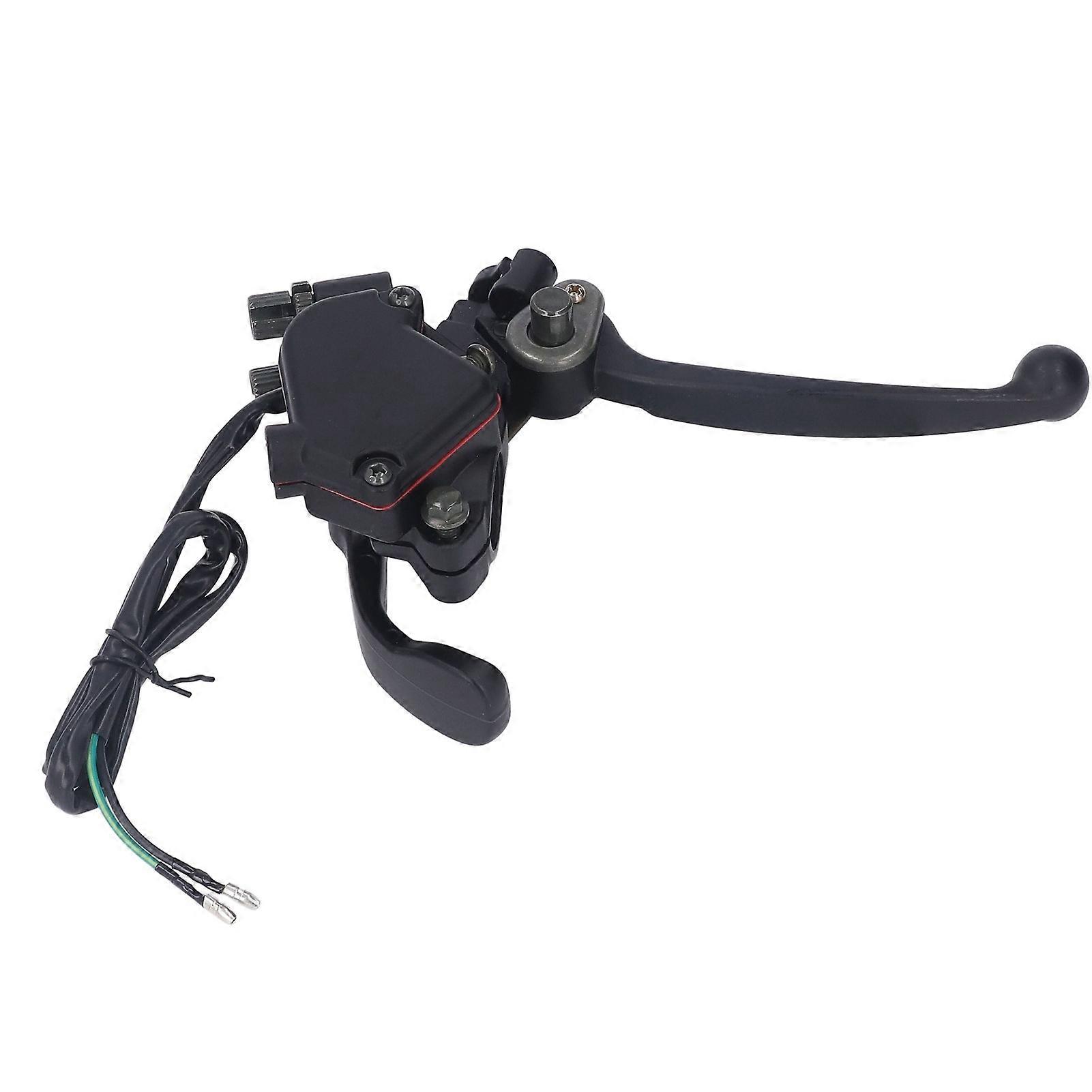 22mm/0.87in Dual Brake Lever Assembly with Thumb Throttle Accelerator ...